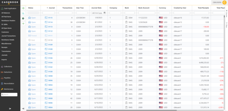 Discover Cashbook's New Interface for Enhanced Usability