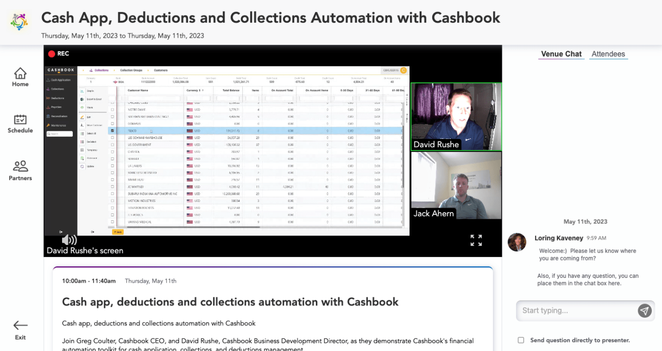 automation webinar Cashbook